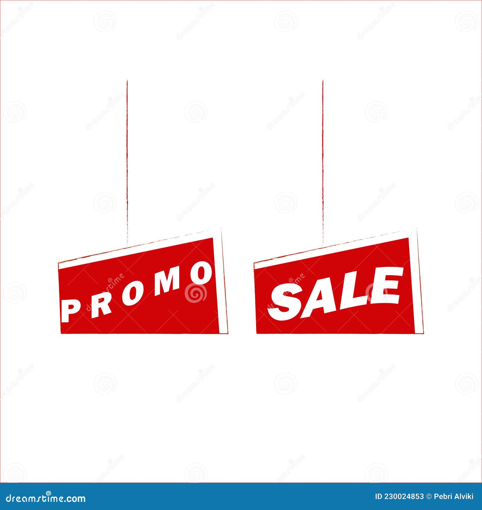 Design Vector Template Promo and Sale Stock Vector - Illustration of ...