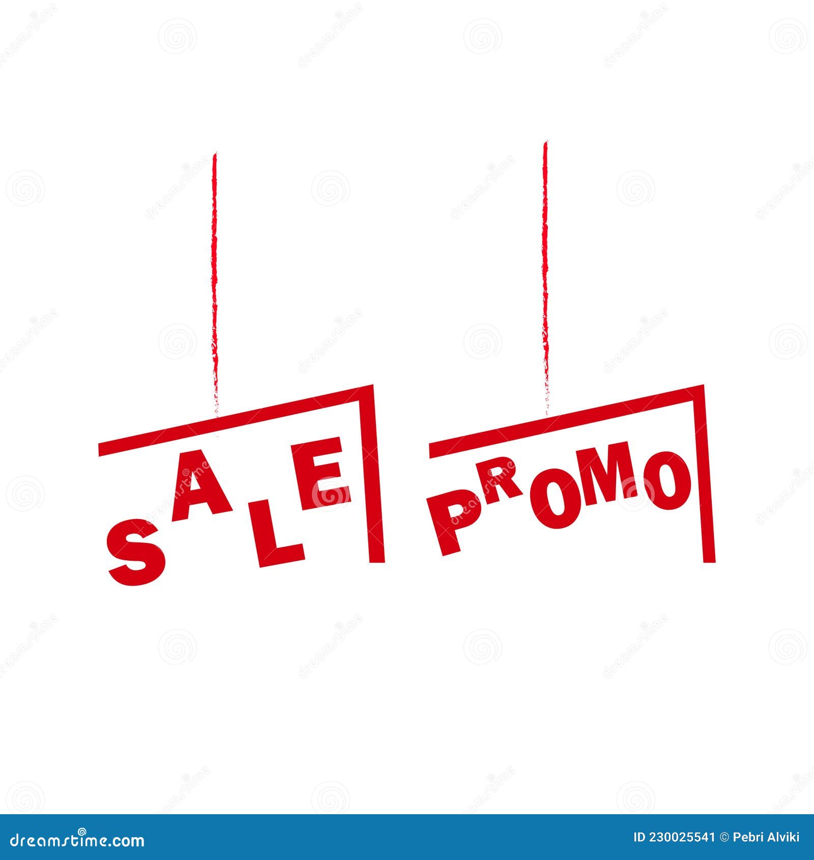 Template Design Promo and Big Sale Stock Vector - Illustration of ...