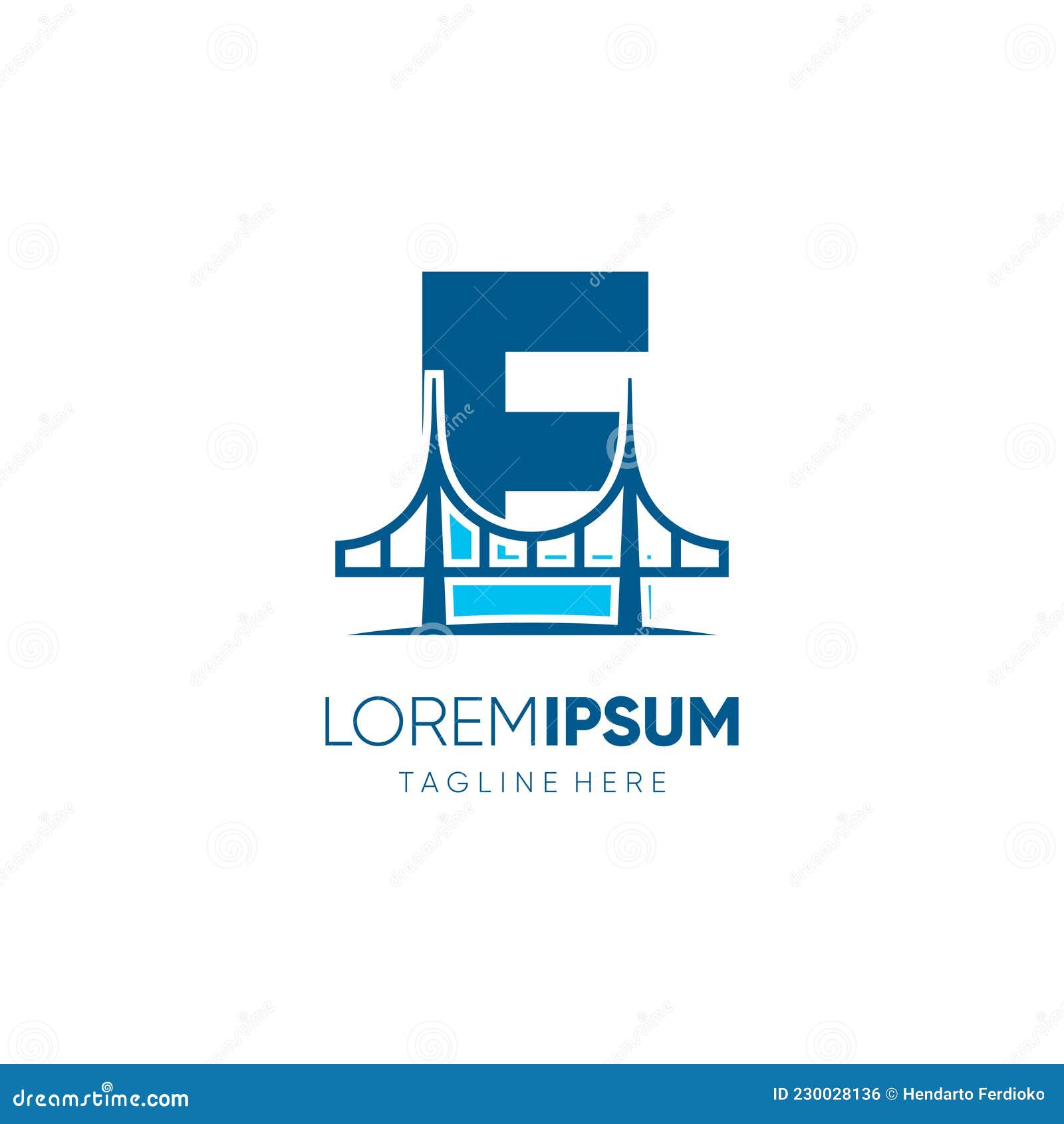 Letter E Bridge Logo Design Vector Icon Graphic Emblem Illustration ...