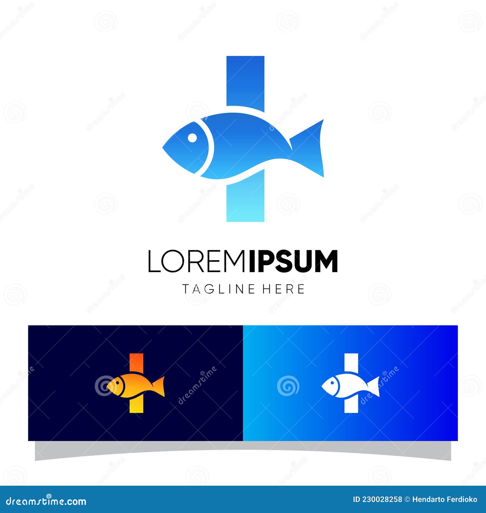 Letter I Initial Fish Logo Design Vector Icon Graphic Emblem ...