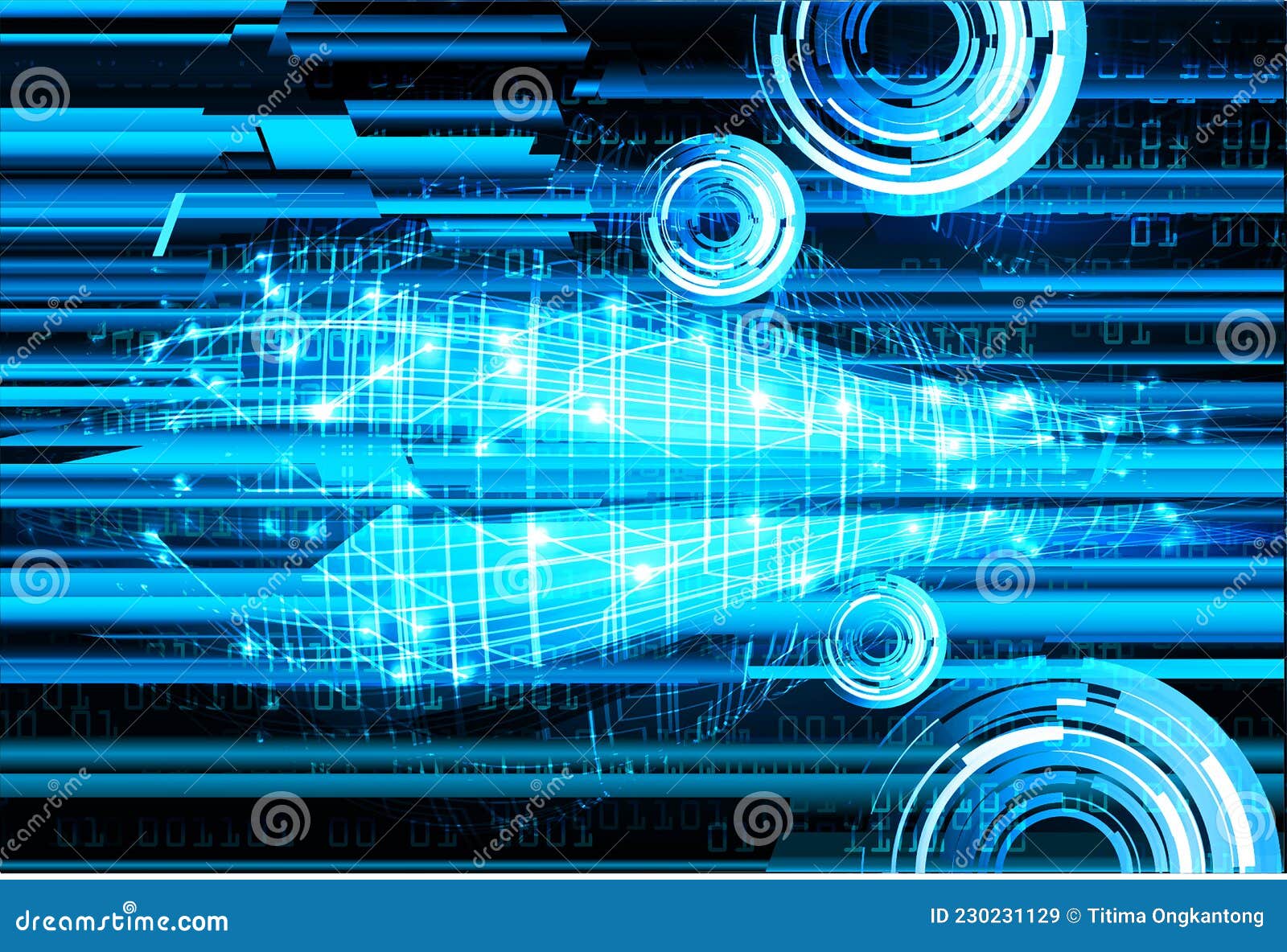 Cyber Circuit Future Technology Concept Background Abstract Future ...