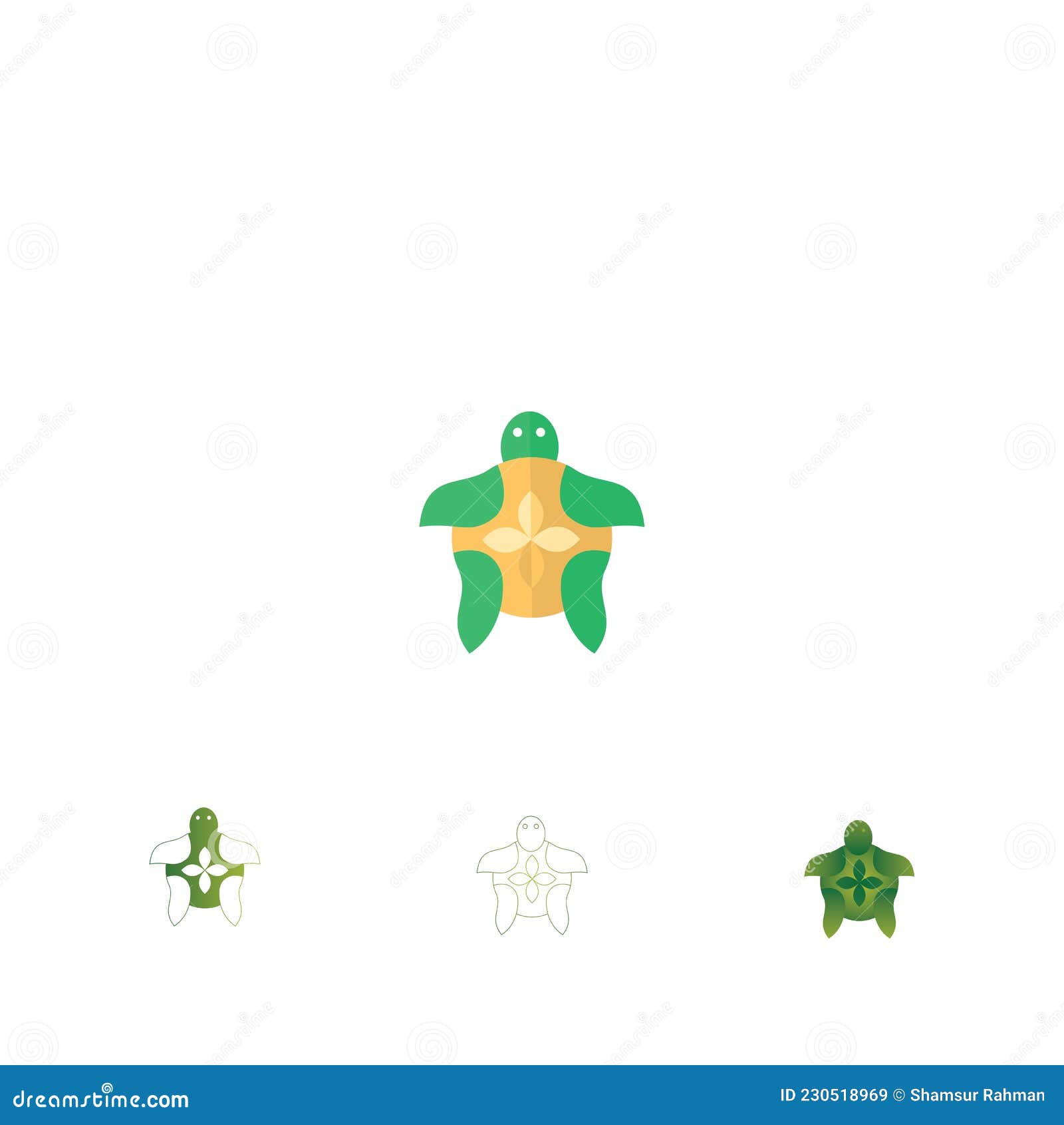 Tortoise Logo Design Template Inspiration Stock Vector - Illustration ...