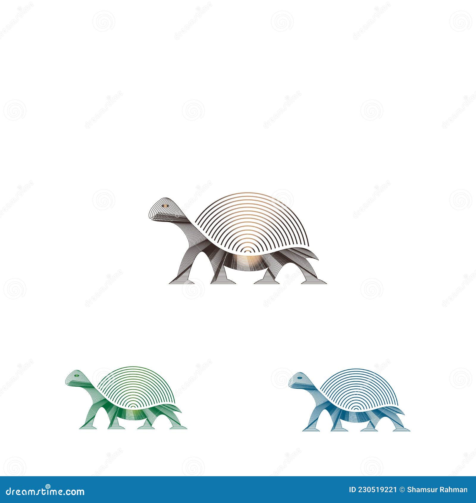 Tortoise Logo Design Template Inspiration Stock Vector - Illustration ...