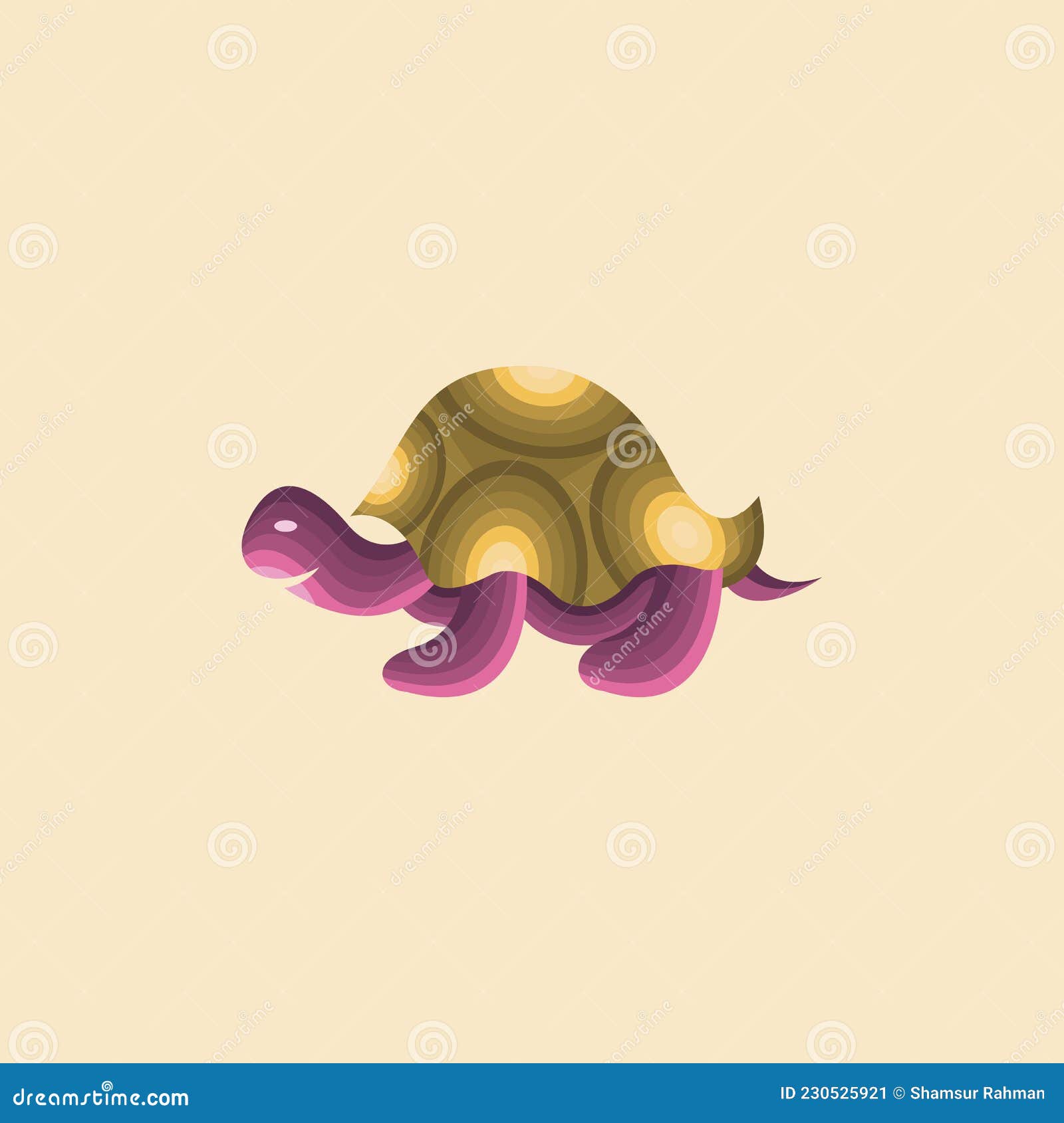 Tortoise Logo Design Template Inspiration Stock Vector - Illustration ...