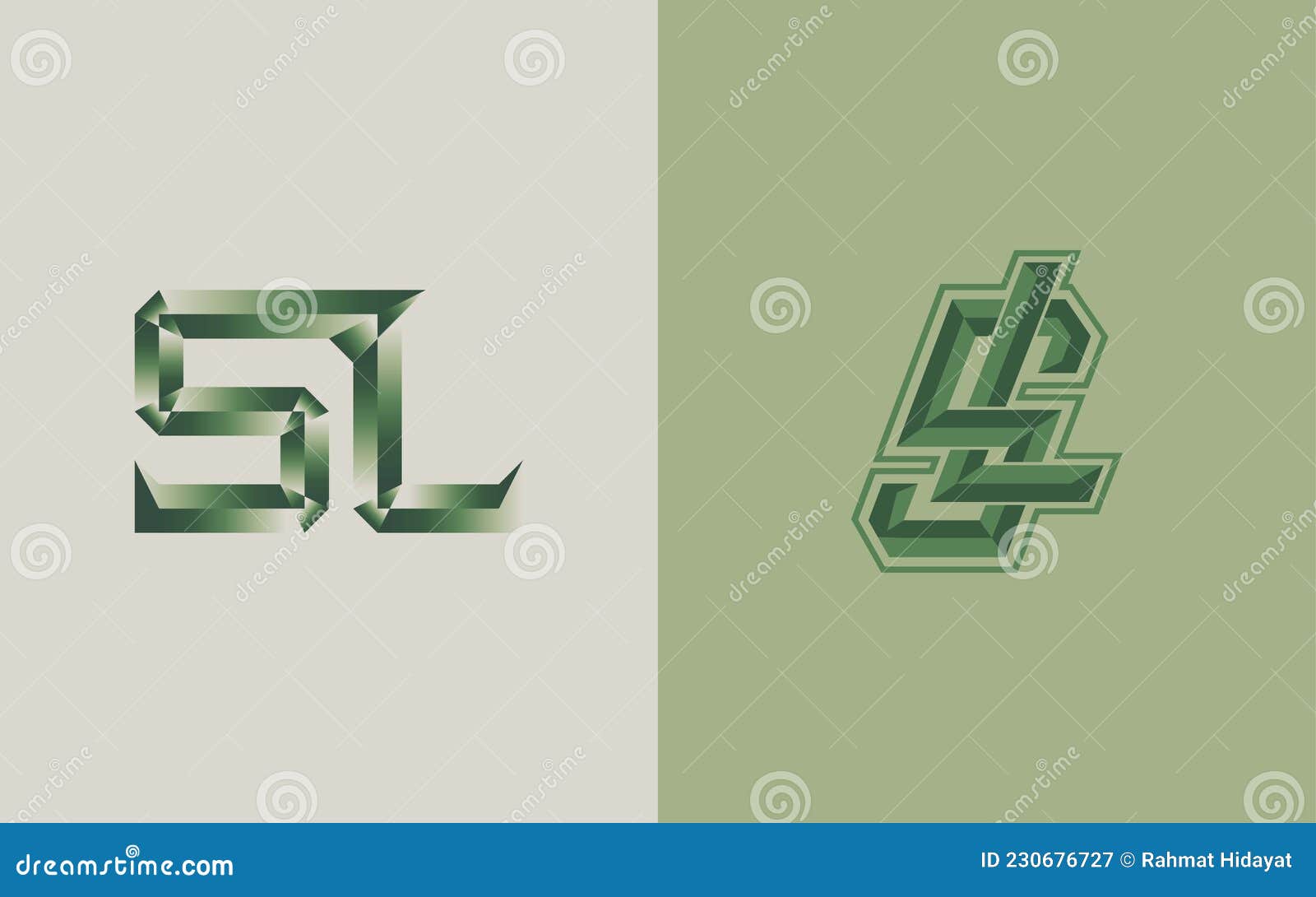 Initials SL Logo with a Bright Color is Suitable for E Sports Teams and ...