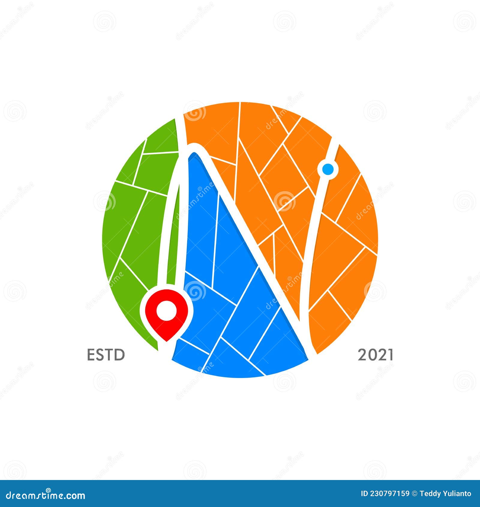 Initial N Travel Route Logo Stock Vector - Illustration of explore ...