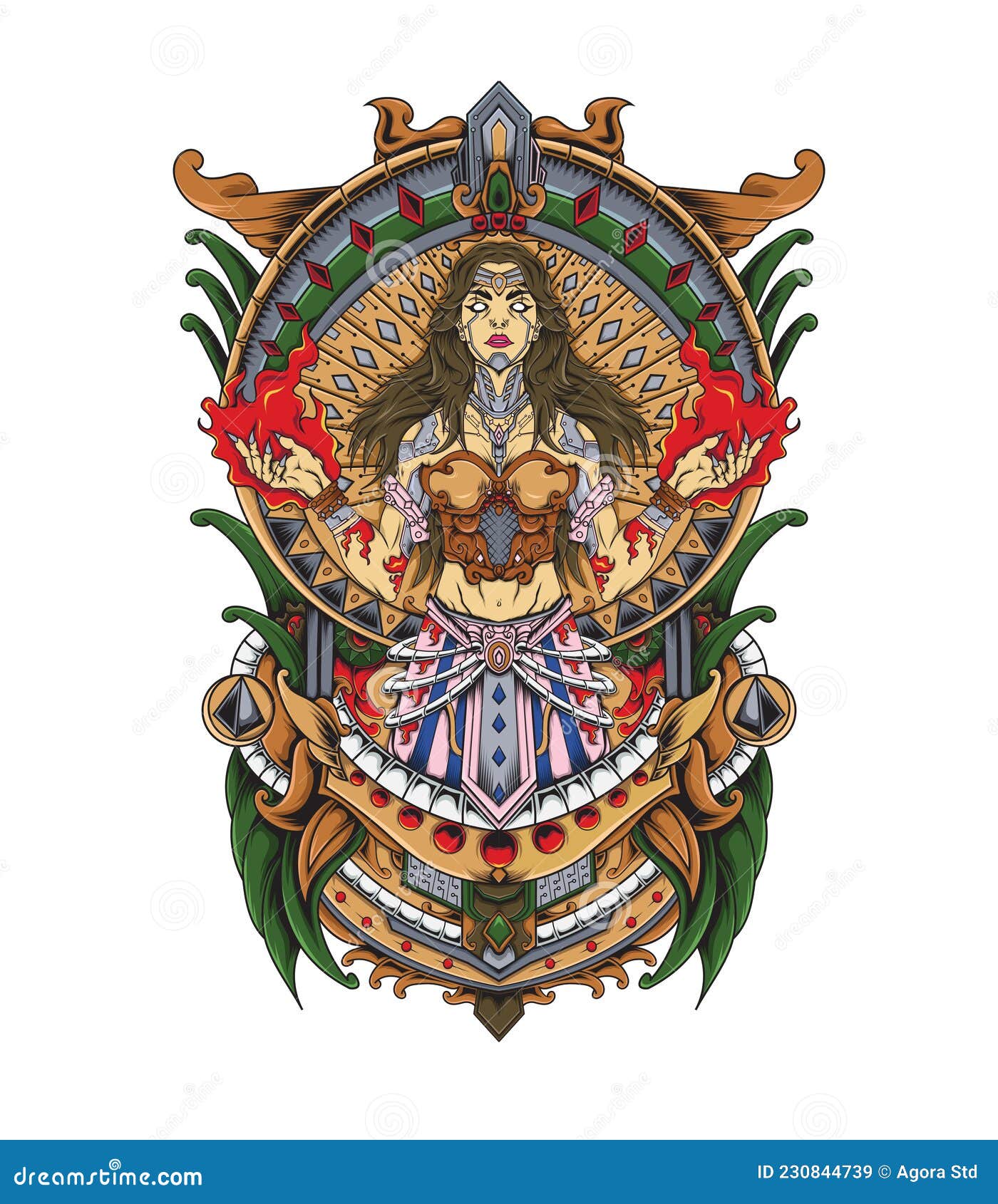 Queen Mandala From Art Therapy Coloring Book Royalty-Free Stock Image ...