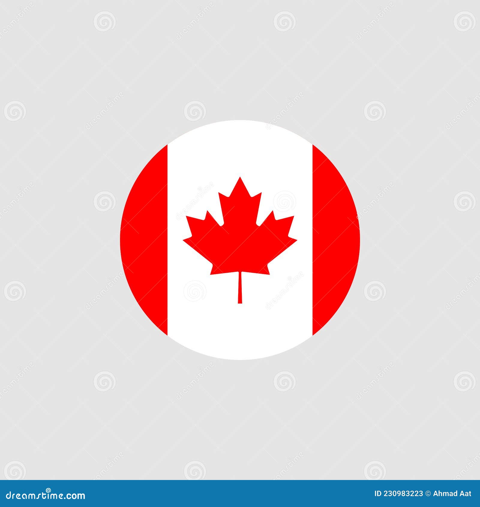 Canada Flag in Official Colors and Proportions. Stock Vector ...