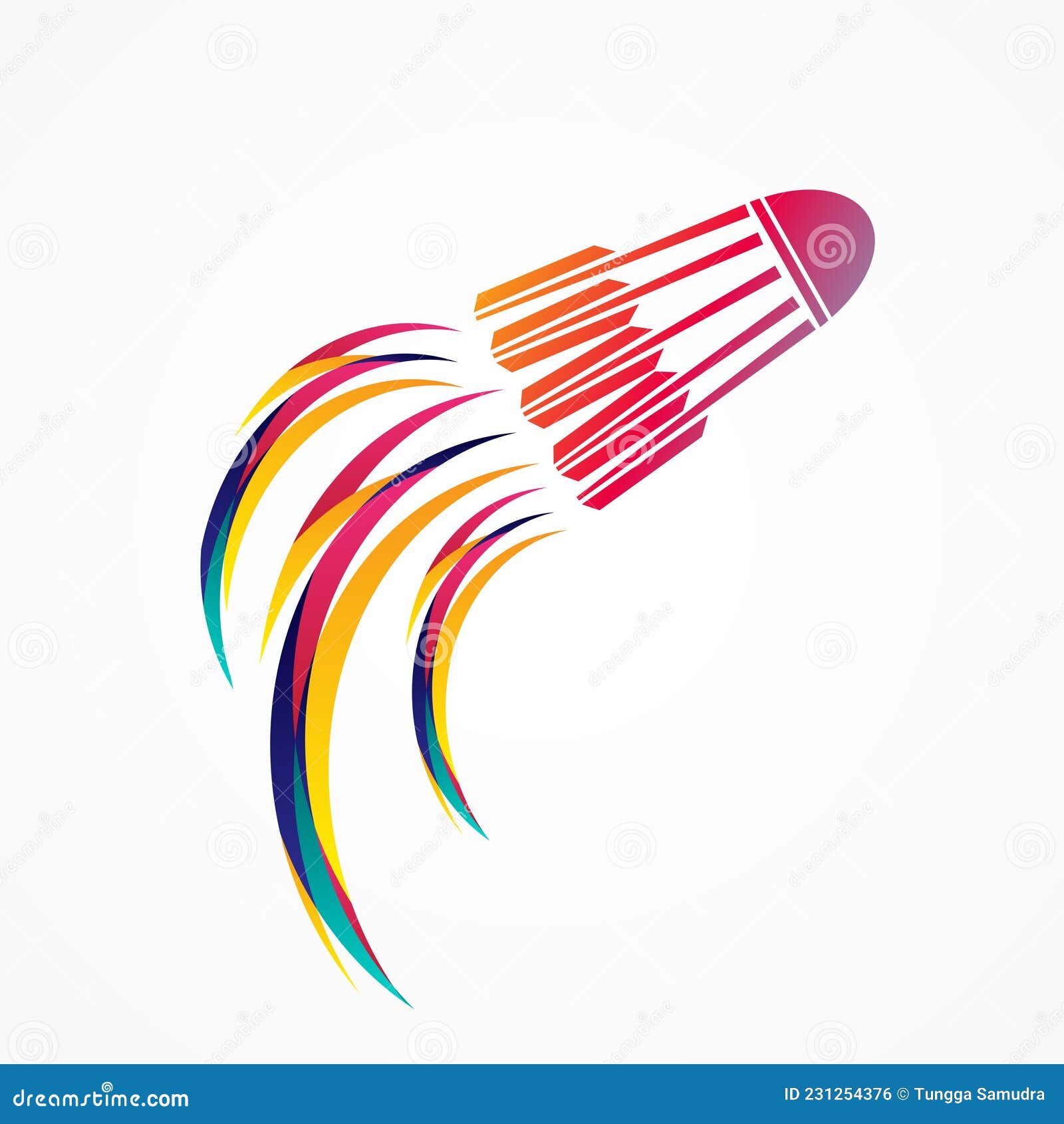 Shuttlecock Icon with Abstract Swoosh. Stock Vector - Illustration of ...