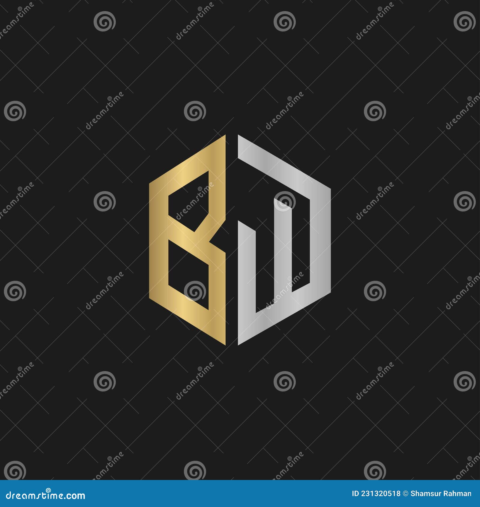 Alphabet Initials Logo BW, WB, W and B Stock Vector - Illustration of ...