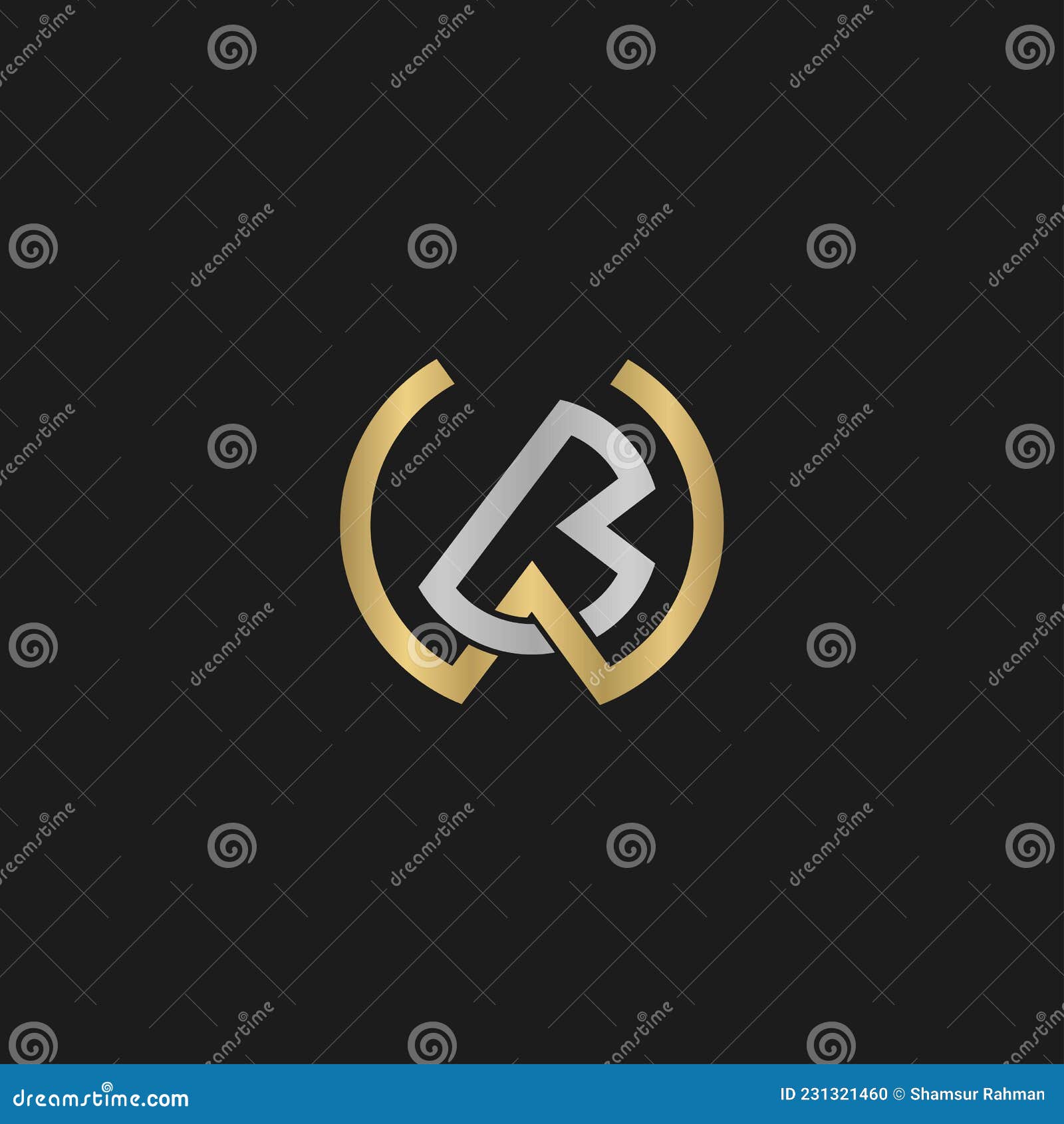 Alphabet Initials Logo BW, WB, W and B Stock Vector - Illustration of ...