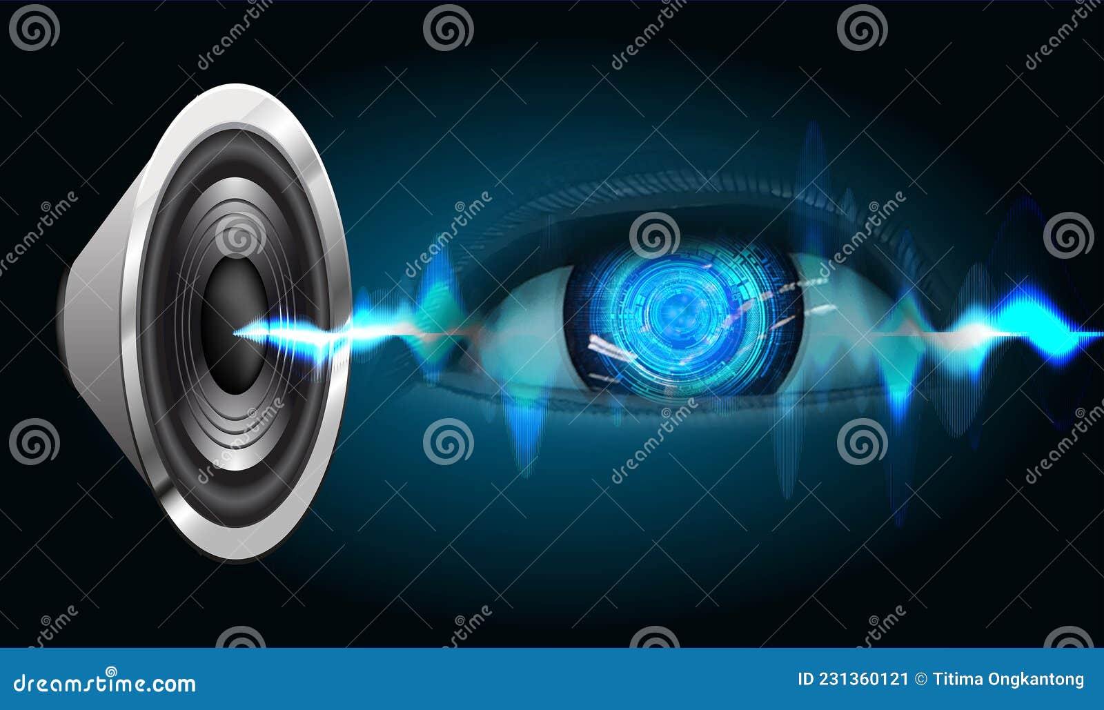 Eye Cyber Circuit Future Technology Concept Background Abstract Future ...