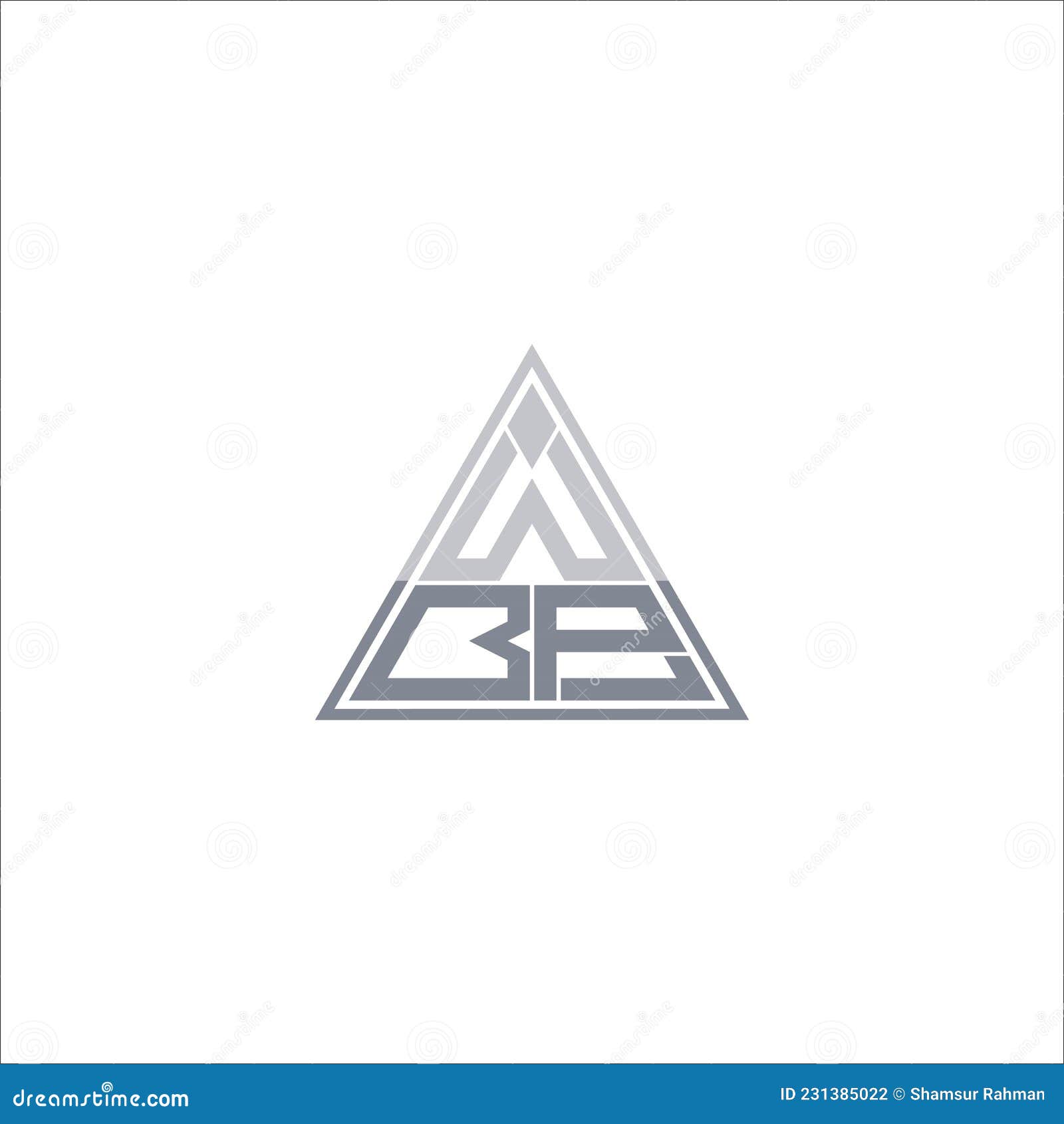 Alphabet Letters Initials Monogram Logo WPB Stock Vector - Illustration ...