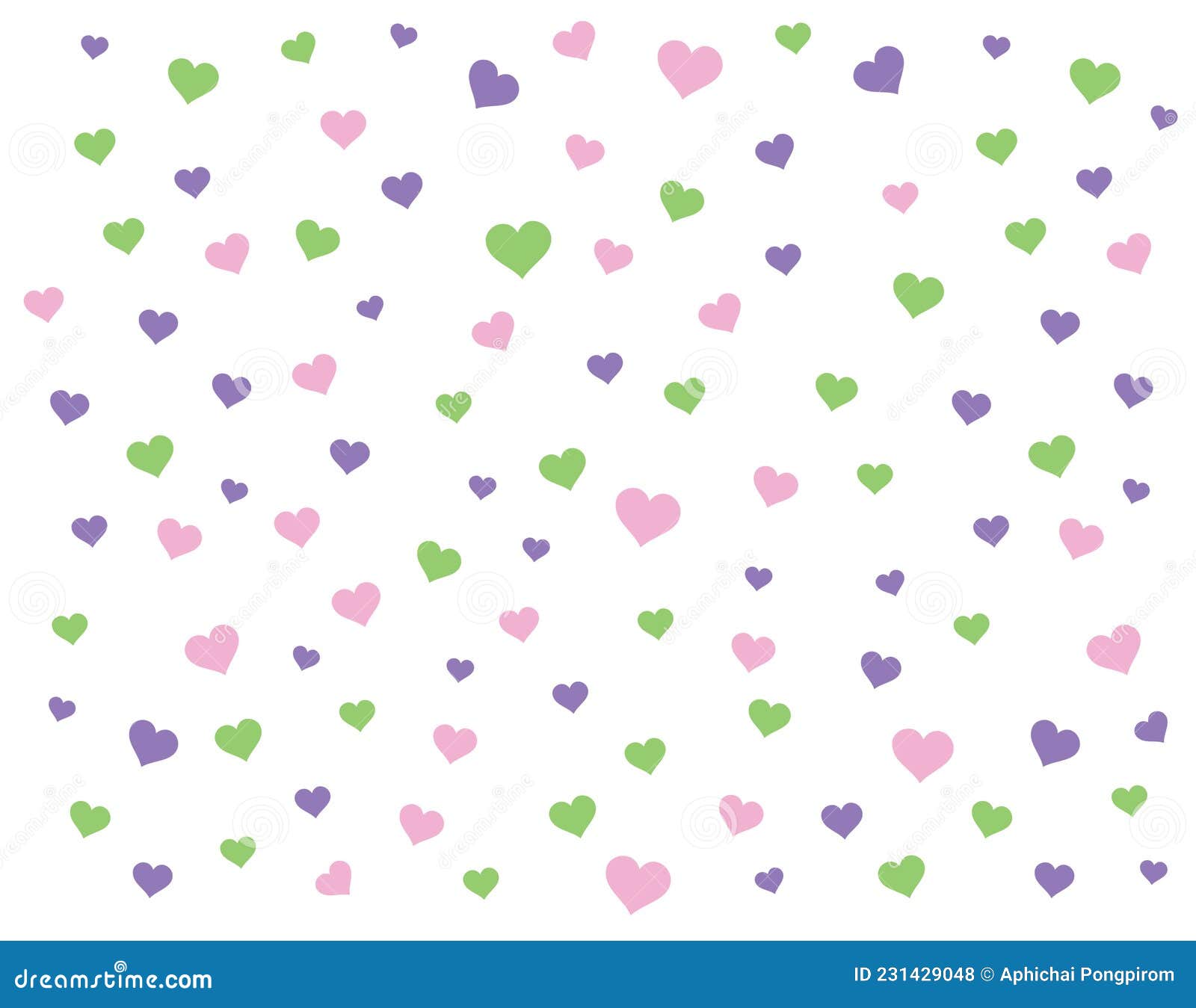 White Background Vector Illustration There are Pink, Purple, Green ...