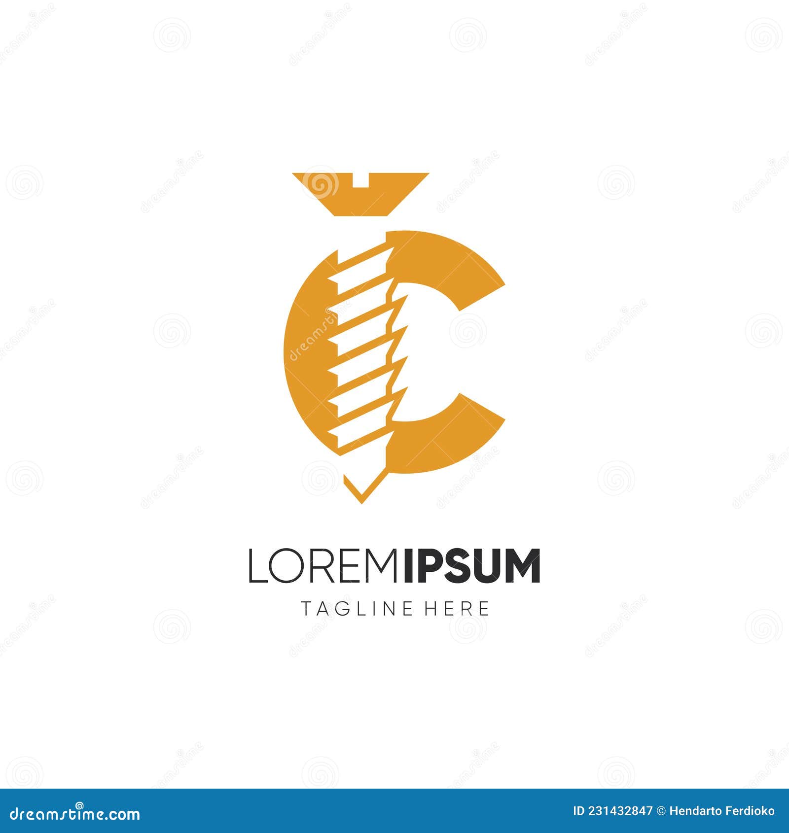 Letter C Initial Logo Design Vector Icon Graphic Stock Vector ...