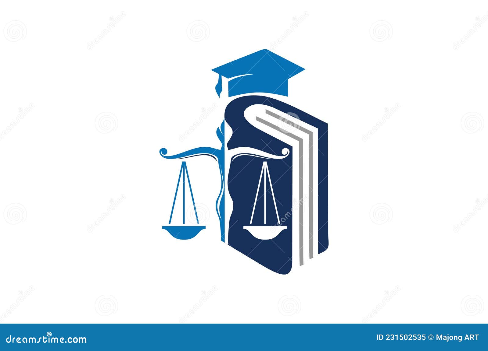 Law Education Logo Template Design Vector Stock Vector - Illustration ...