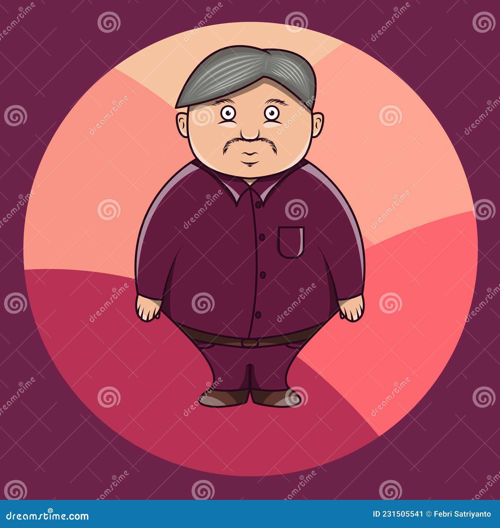 Masculine Man Cartoon Mascot Logo Stock Vector - Illustration of ...