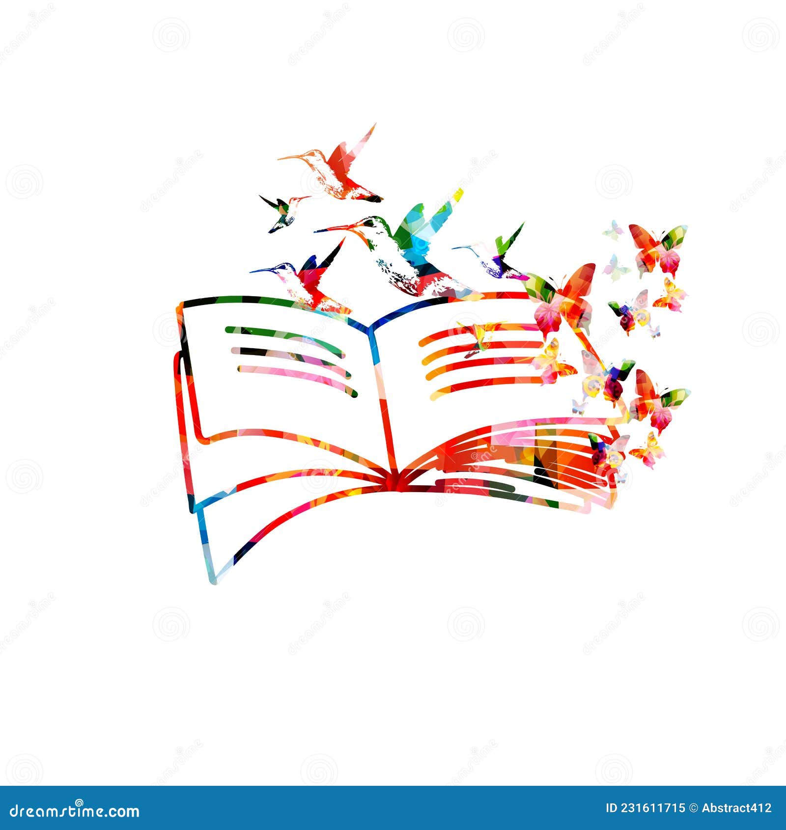 Book, Library, Read, School, Education, Learn, Vector, Student, Study ...