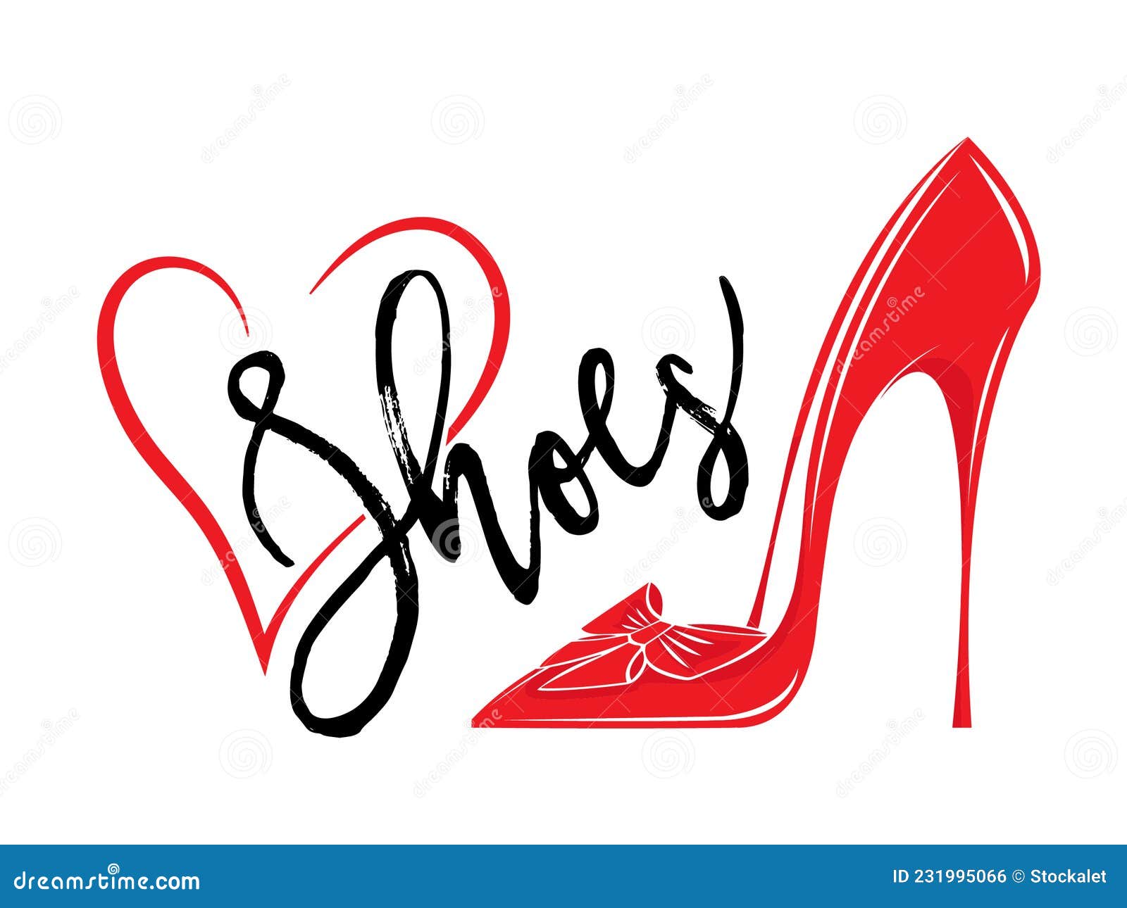 Stiletto Shoe Fashion Logo. Stylish Sandal. Stock Vector - Illustration ...