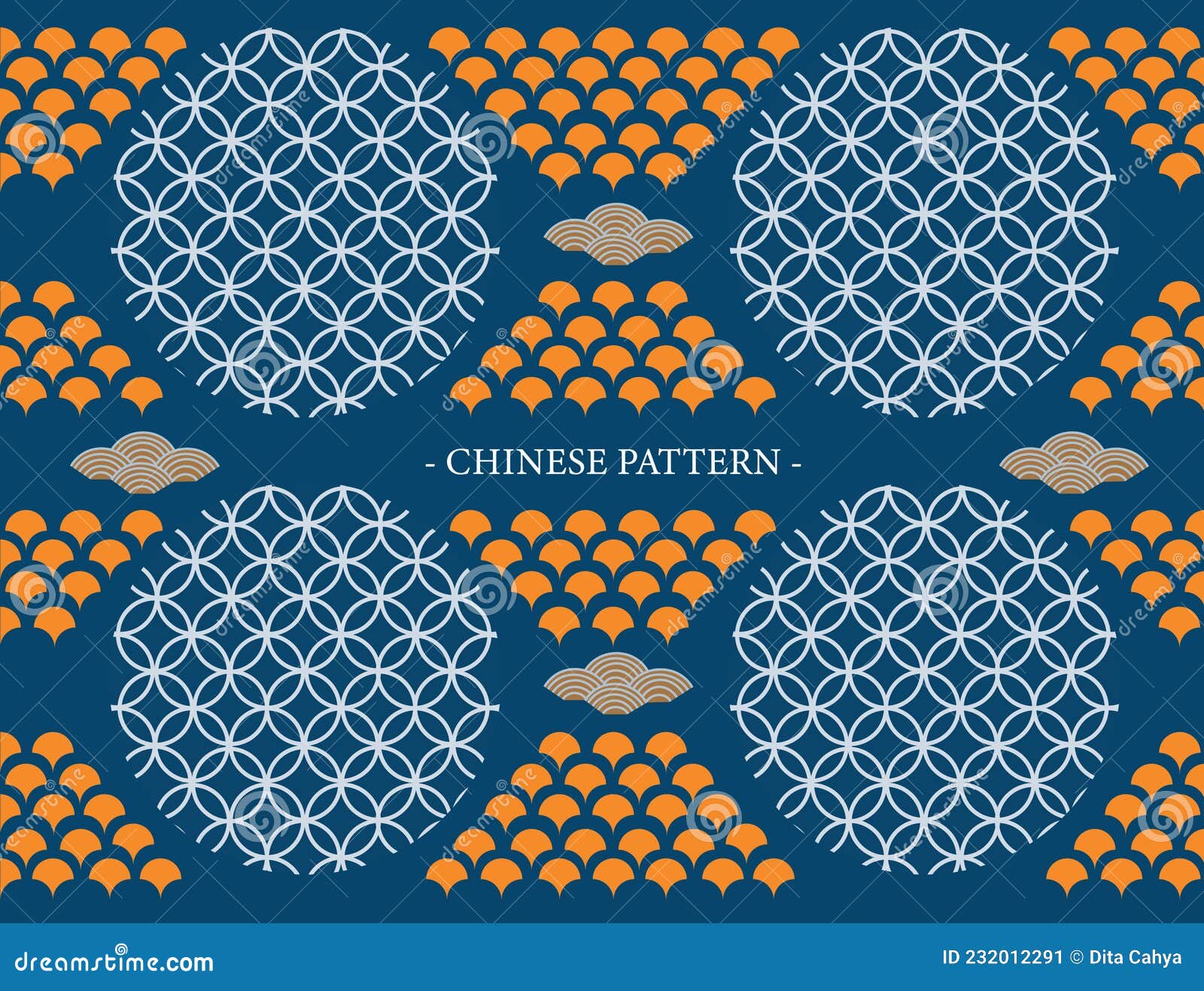 Chinese Curve Lines Background Stock Vector - Illustration of blue ...