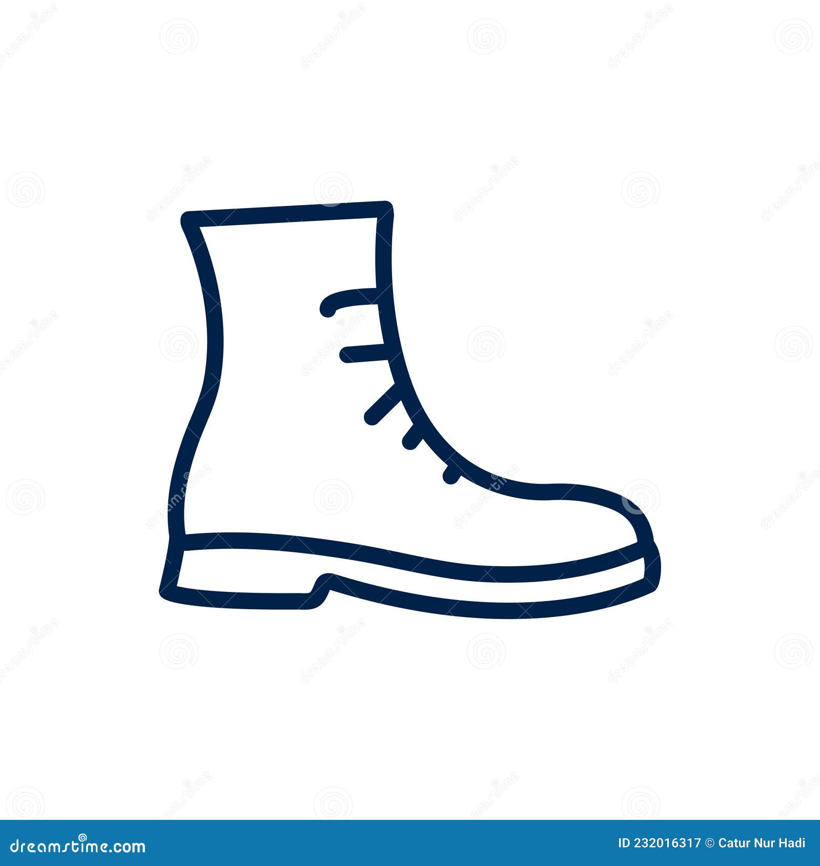 Boots Icon Logo Vector Design Illustration, Isolated on White ...