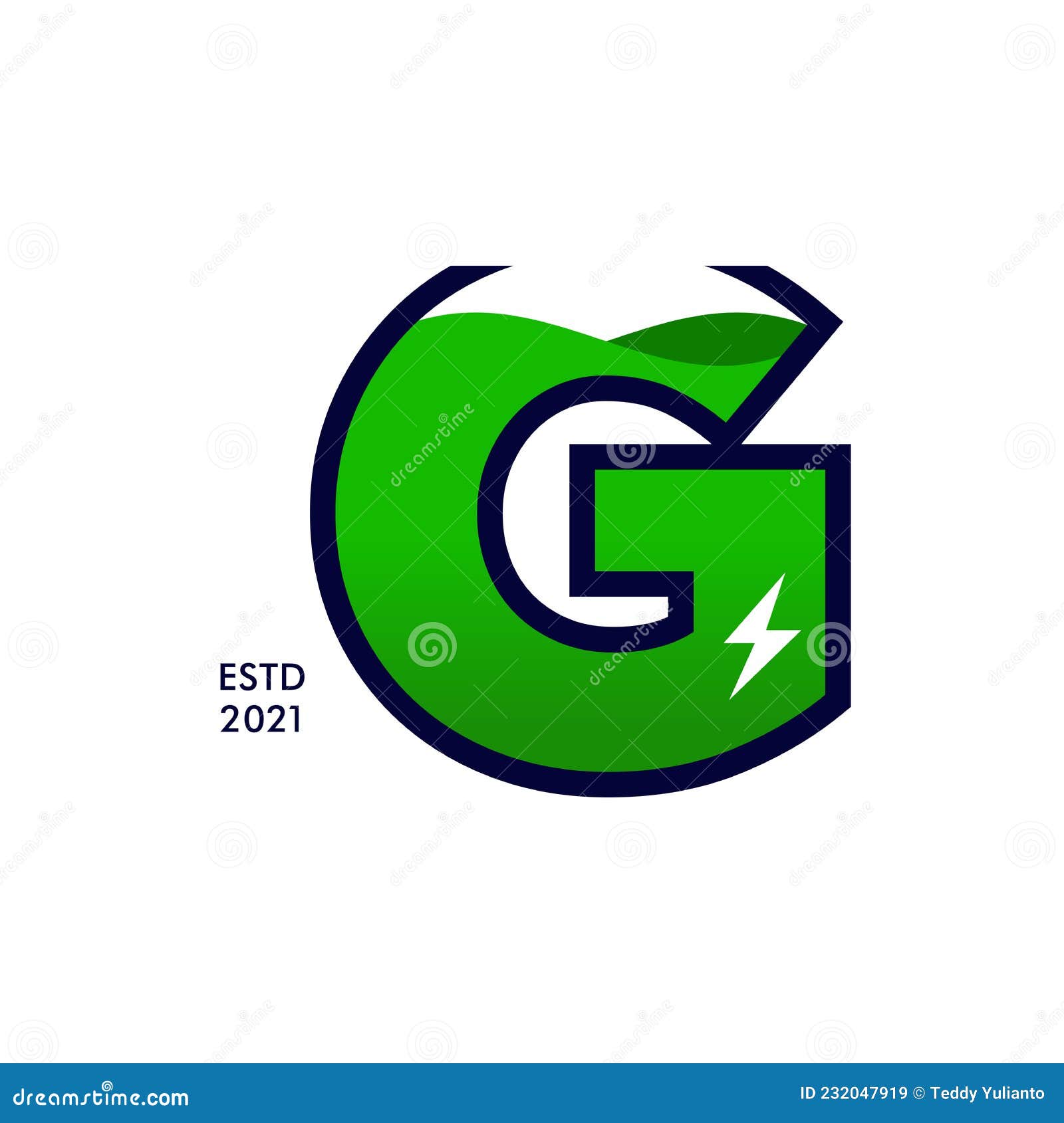 Initial G Battery Charge Logo Stock Vector - Illustration of industry ...
