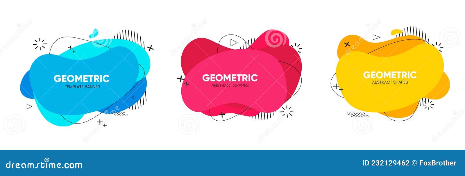 Abstract Organic Frame, Liquid Shapes Stock Illustration - Illustration ...