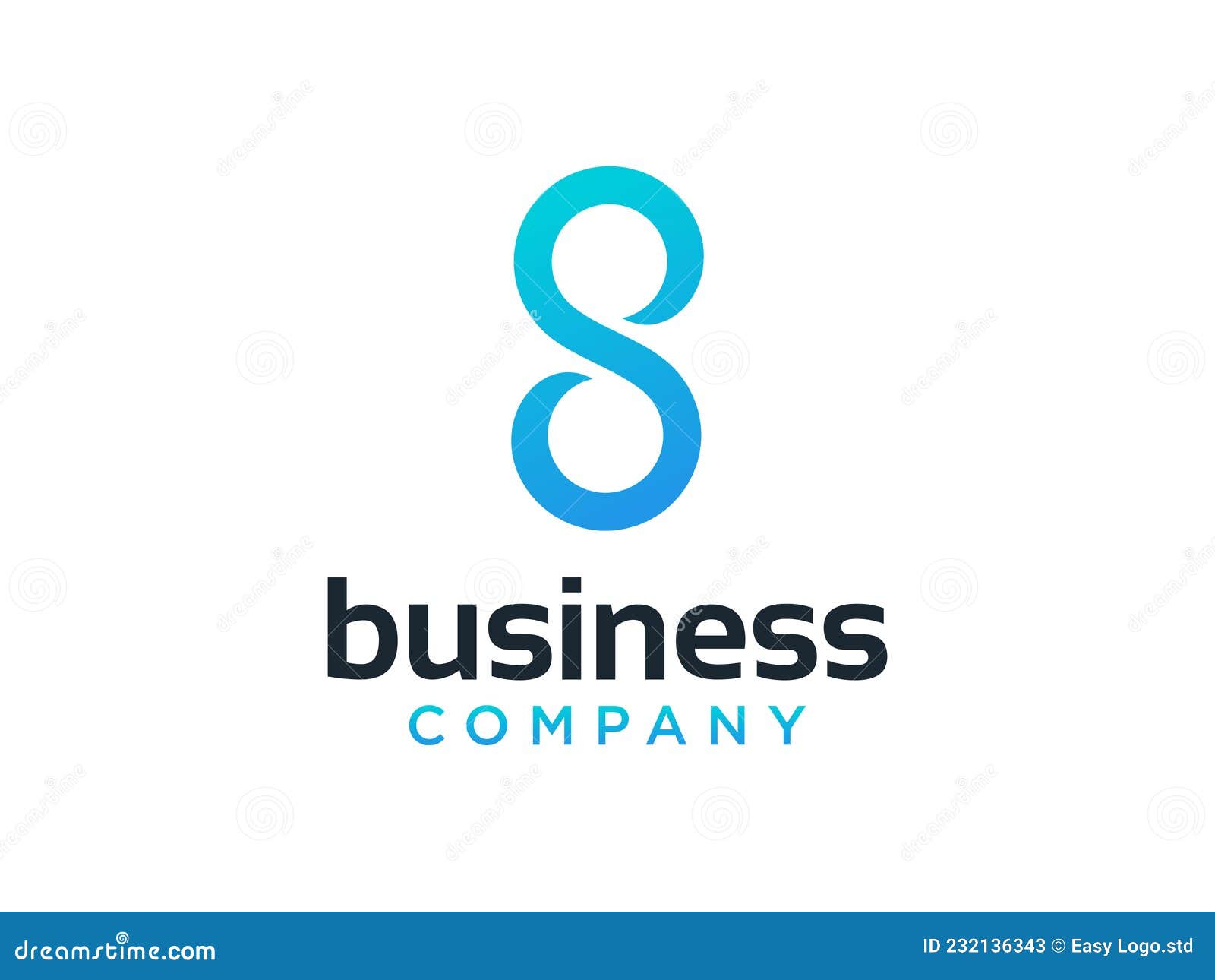 Abstract Initial Letter S Logo. Double Water Drops Isolated on White ...