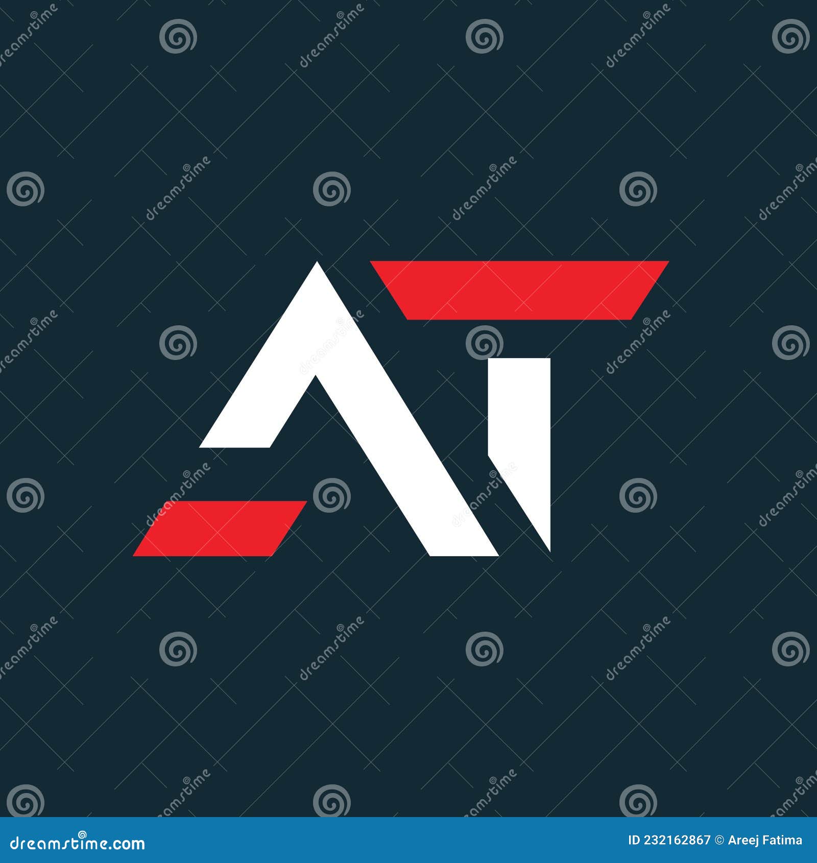 At Logo Design Idea | Graphics Art Stock Illustration - Illustration of ...