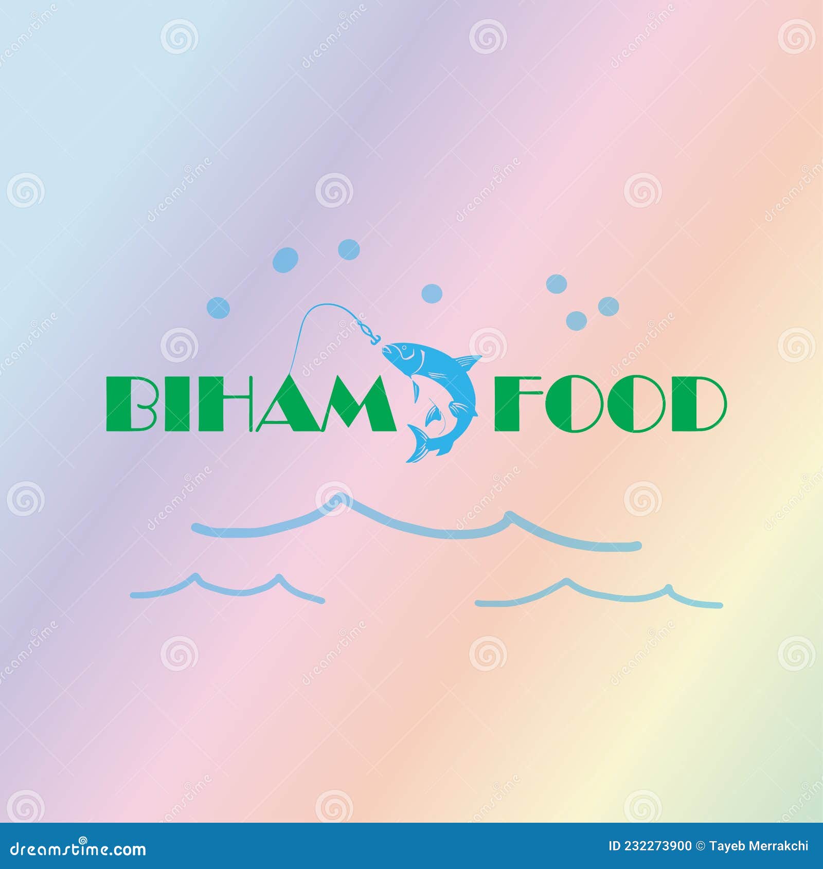 Logo Biham Food 2eme Proposition Vector Illustration | CartoonDealer ...