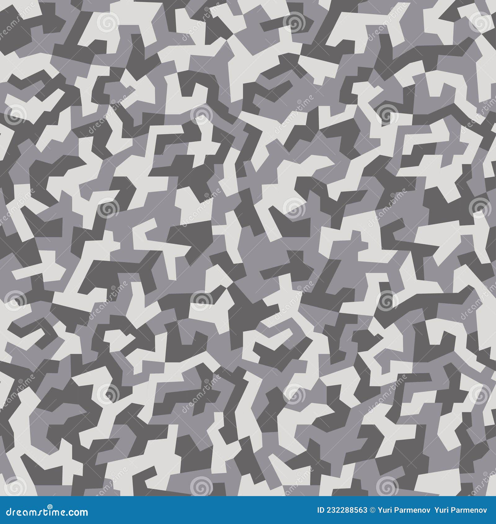 Camouflage Seamless Urban Pattern. Military Geometric Camo Texture ...