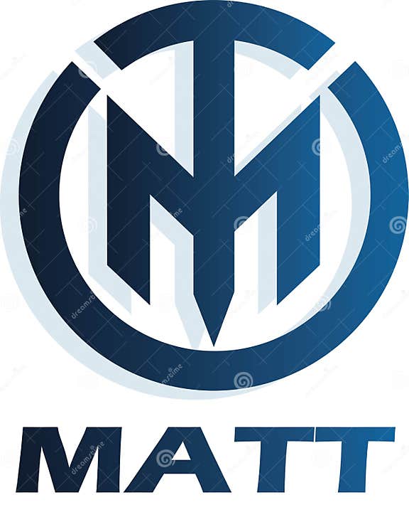 Matt logo editorial stock photo. Illustration of matt - 232313833
