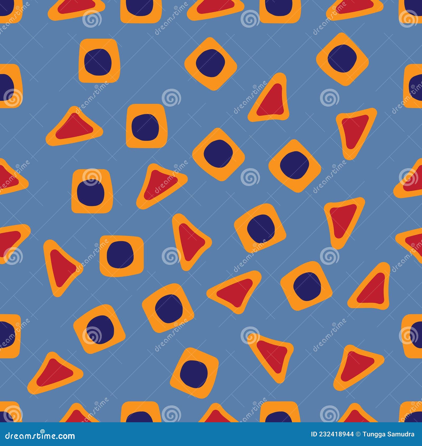 Universal Trend Geometric Shapes Set Juxtapose With Bright Bold Element ...