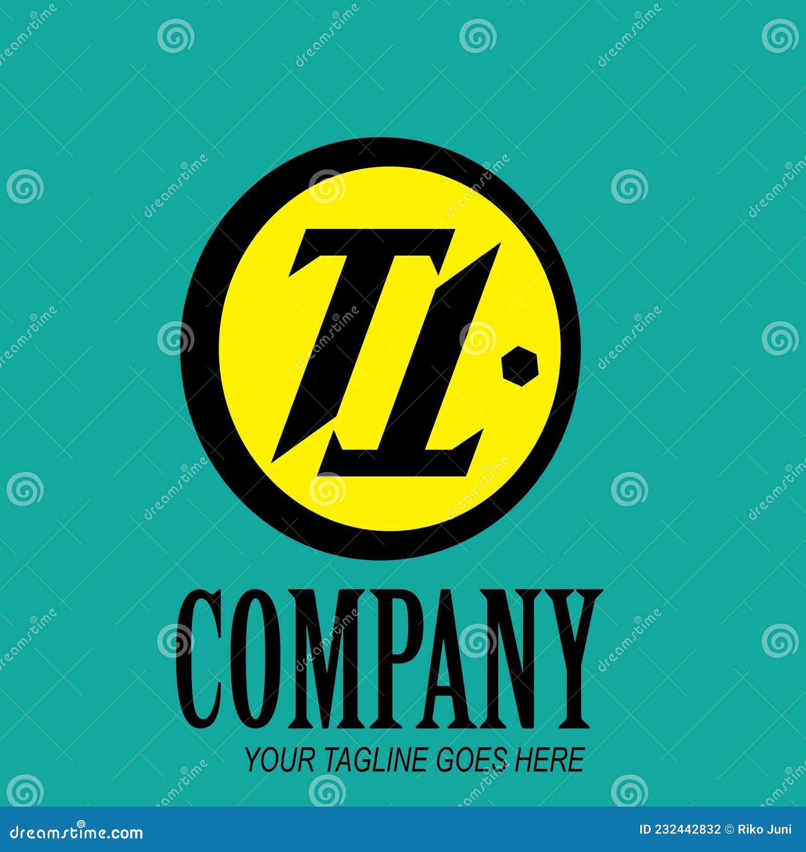 Cool and Simple Logo Design Stock Illustration - Illustration of design ...