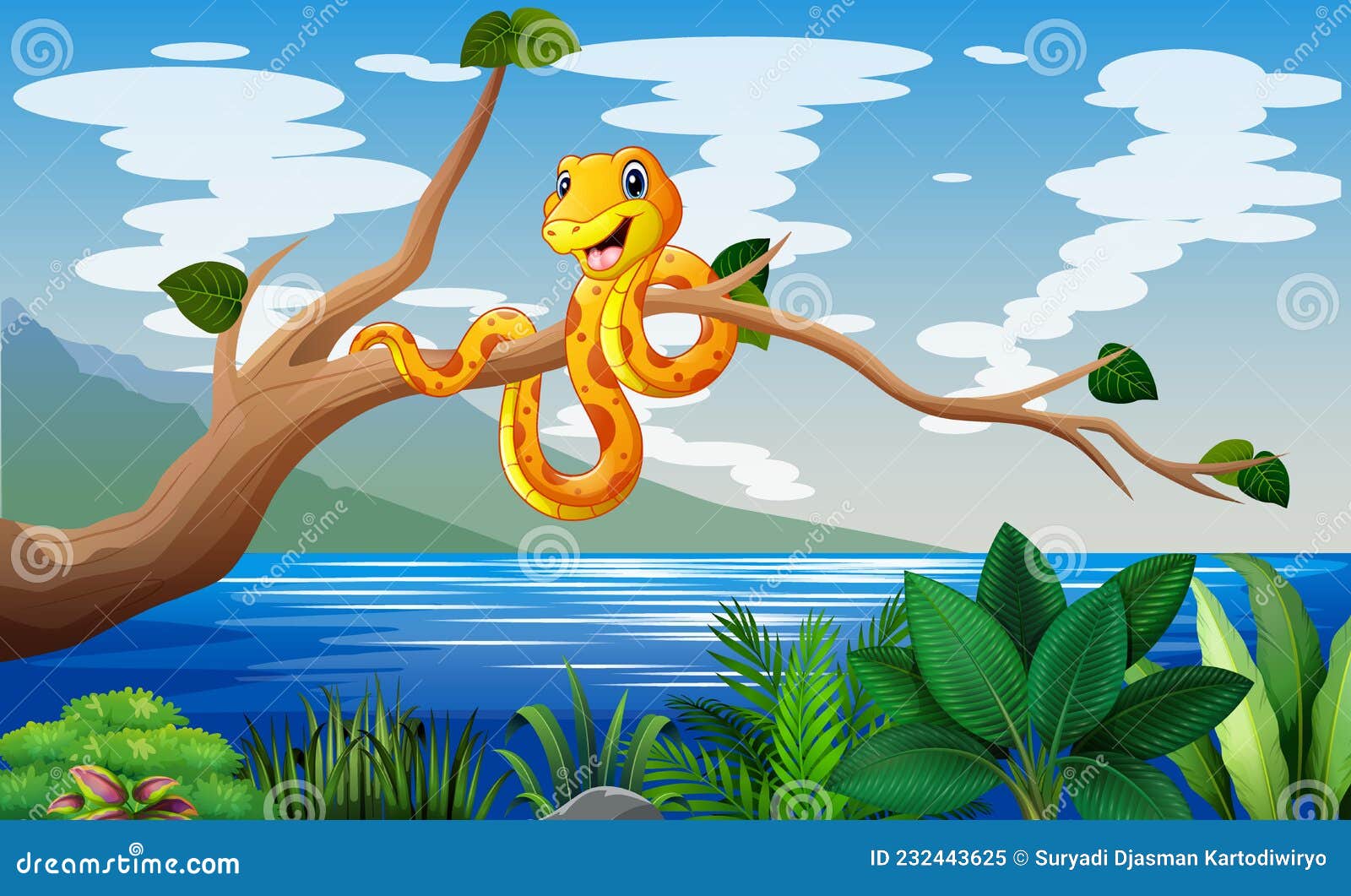 Flowing Snake Of Silver Liquid. Abstract Squiggly Flow For Cover Design ...