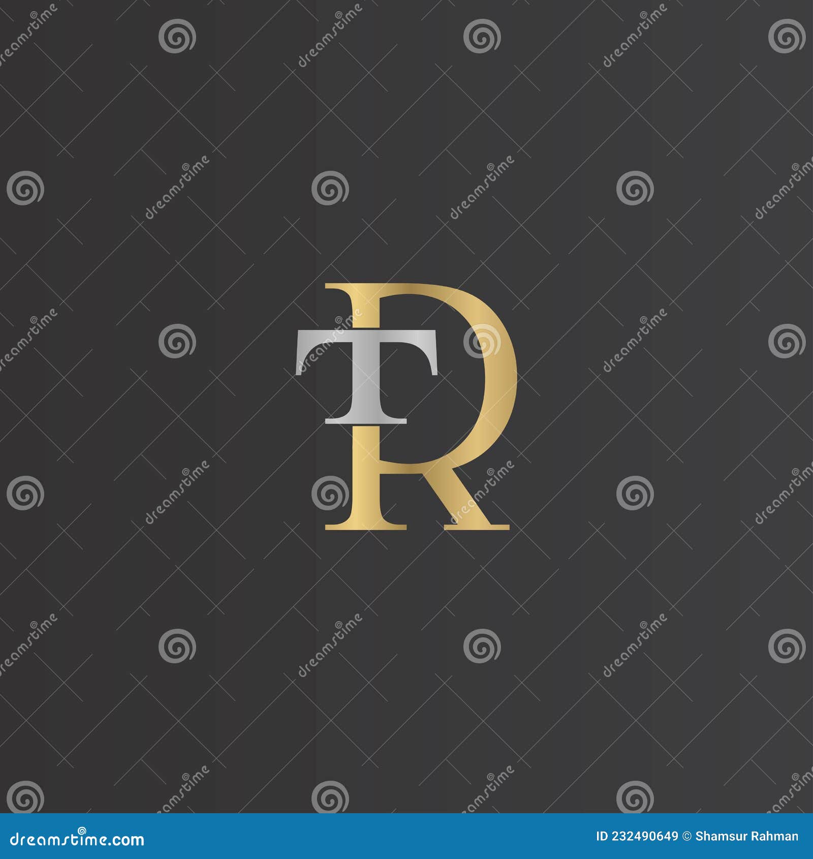 Alphabet Initials Logo RT, TR, T and R Stock Vector - Illustration of ...
