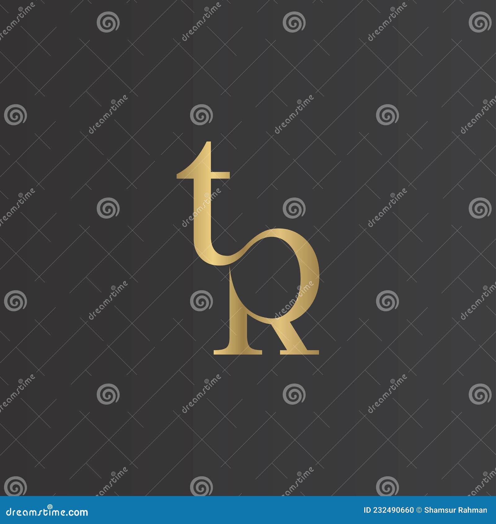 Alphabet Initials Logo RT, TR, T and R Stock Vector - Illustration of ...