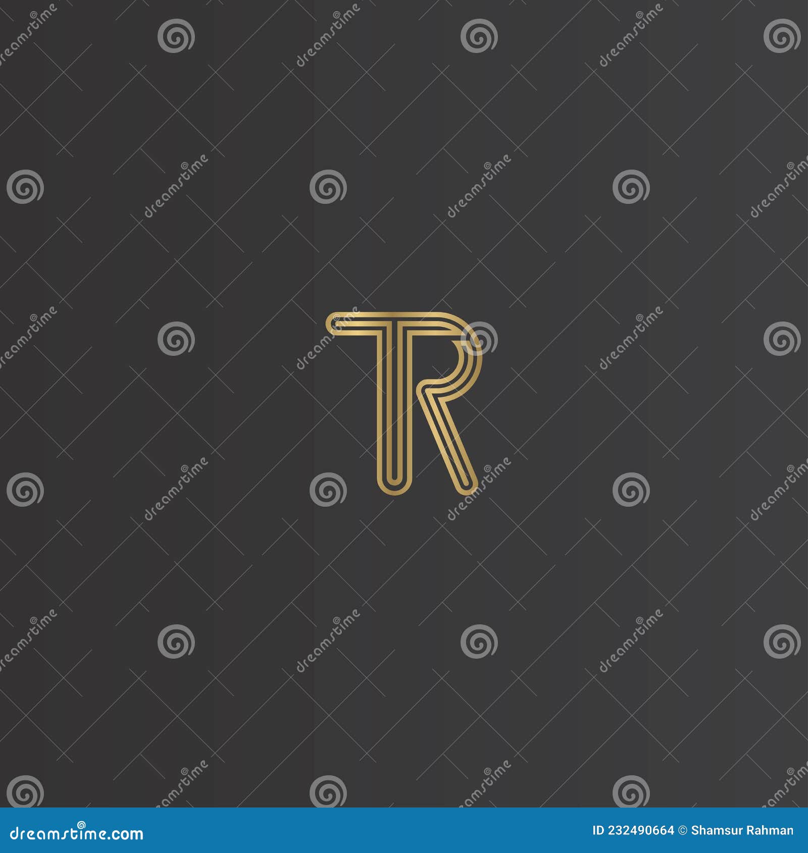 Alphabet Initials Logo RT, TR, T and R Stock Vector - Illustration of ...