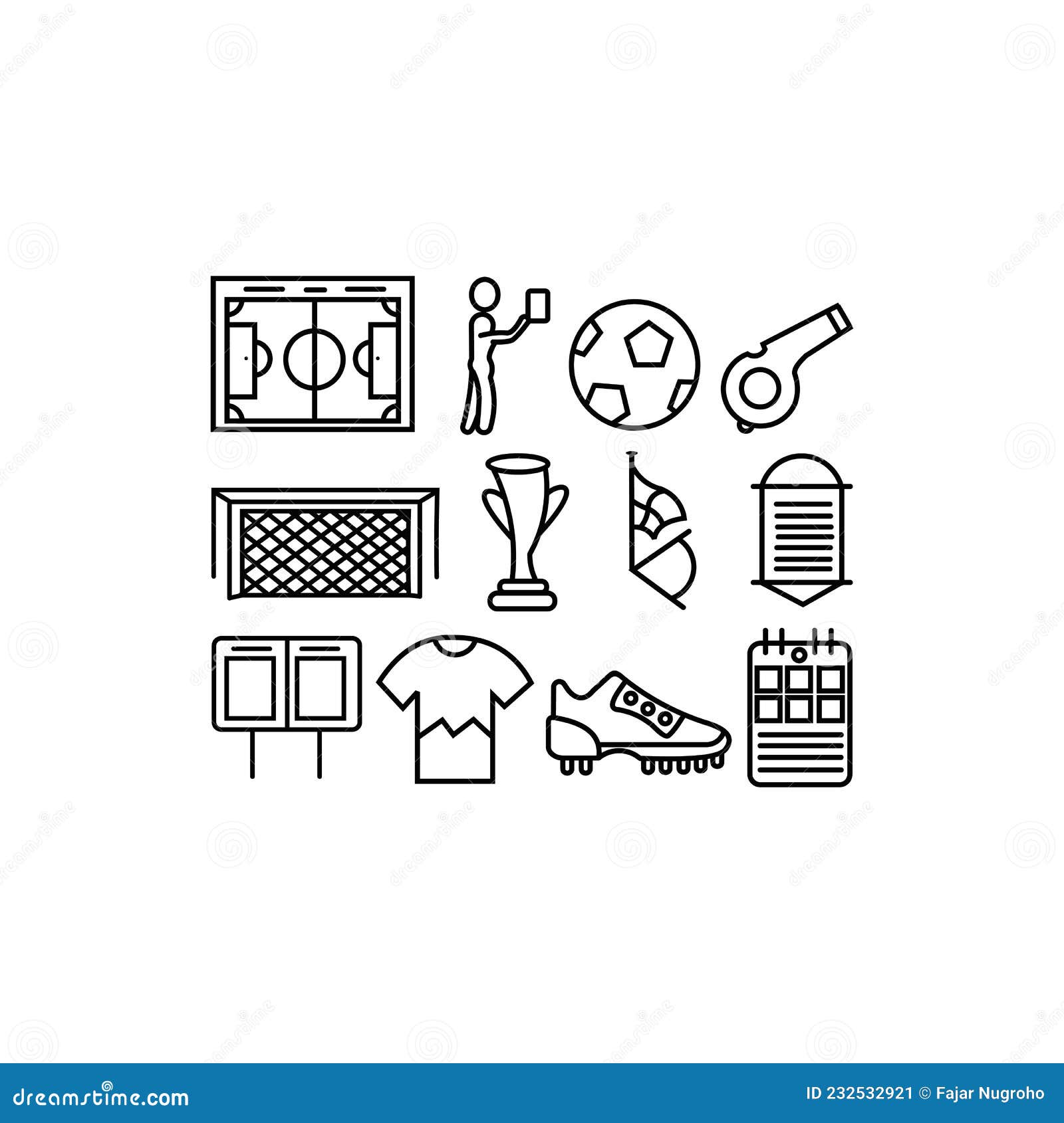Football Symbol for Icon Simple Sign Stock Vector - Illustration of ...