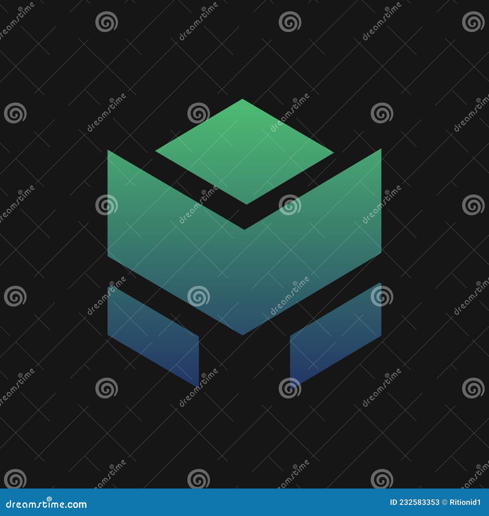 Premium Letter M Geometric Logo Stock Vector - Illustration of premium ...