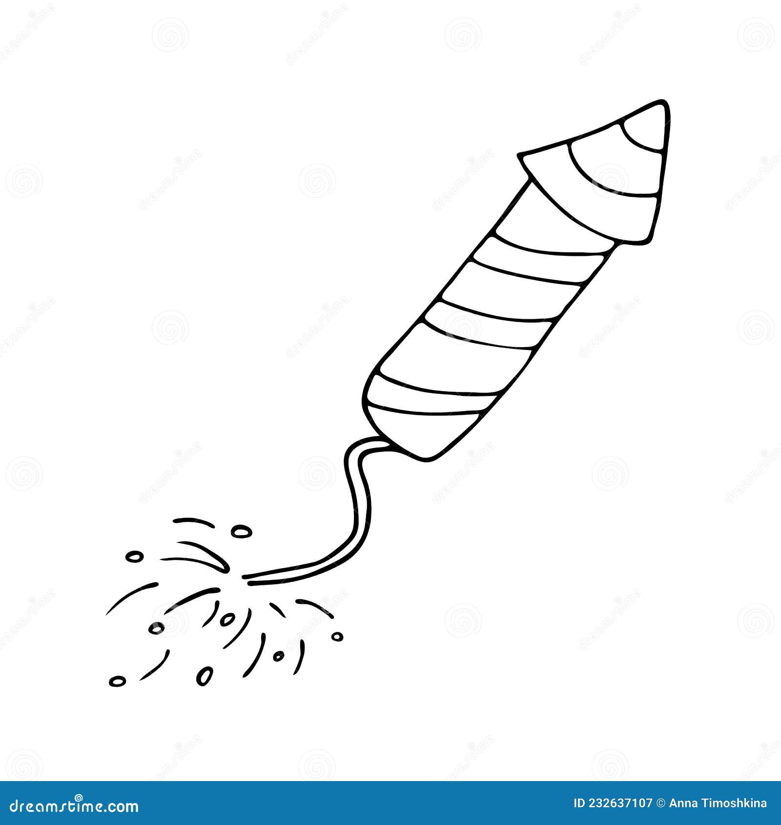 Vector Isolated Element with the Image of a Firecracker with Exploding ...