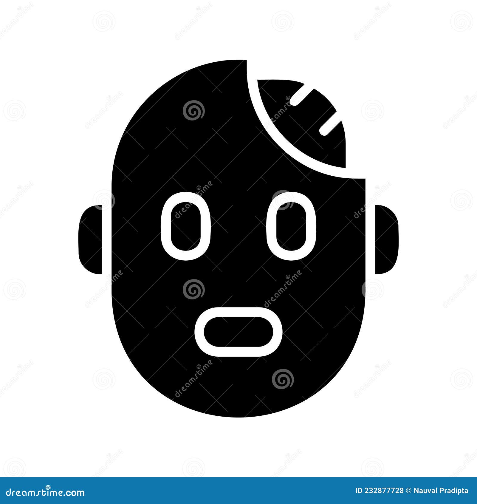 Zombie Solid Style Icon. Halloween Themed Icon. Stock Vector ...
