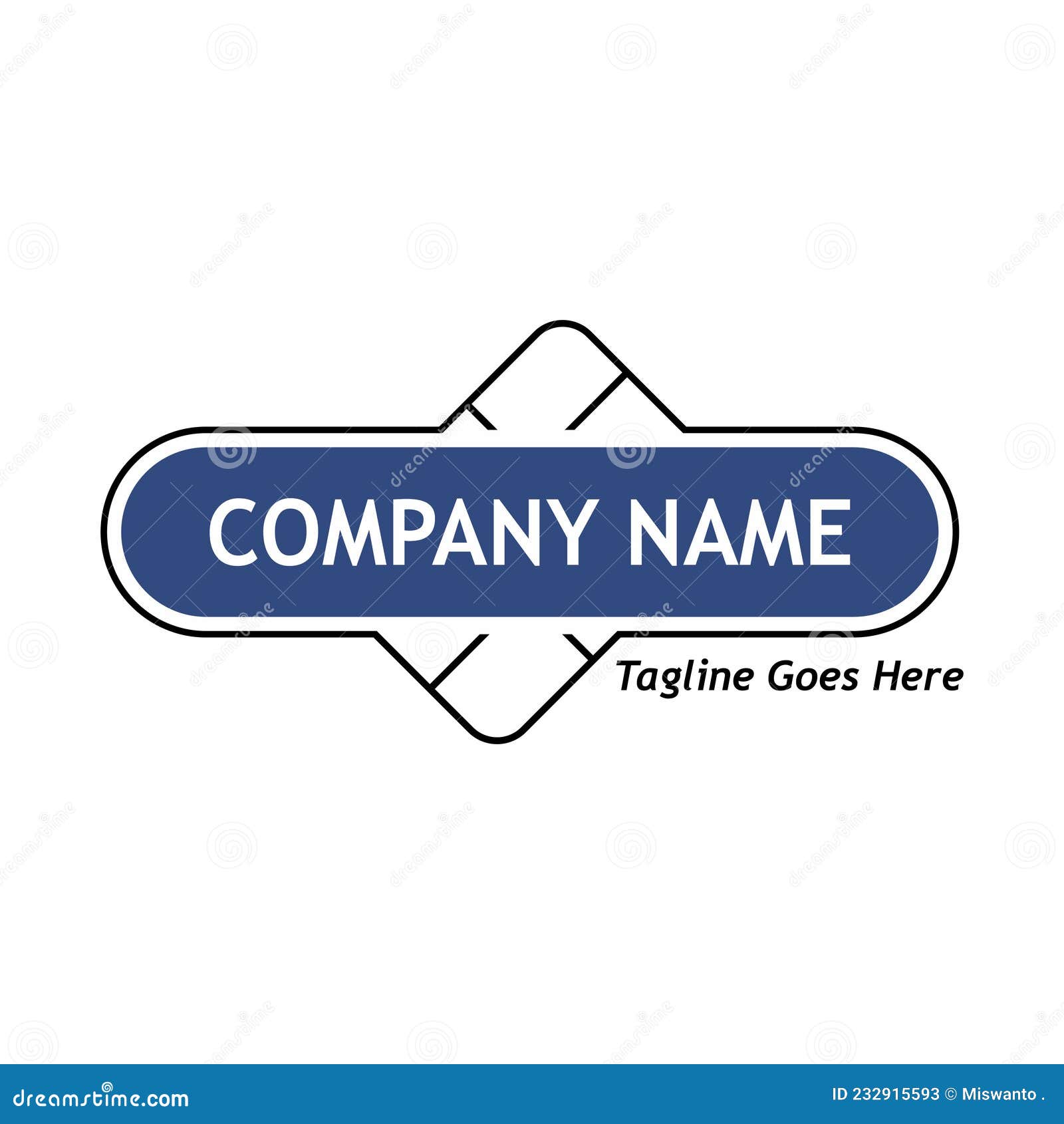 Chip Company Logo, a Simple Flat Design Stock Vector - Illustration of ...