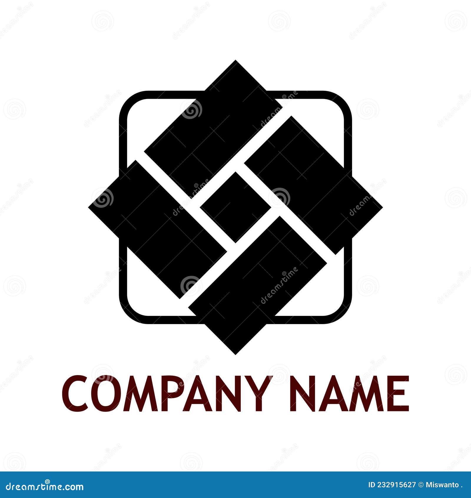 Paving Company Logo, a Simple Flat Design Stock Vector - Illustration ...