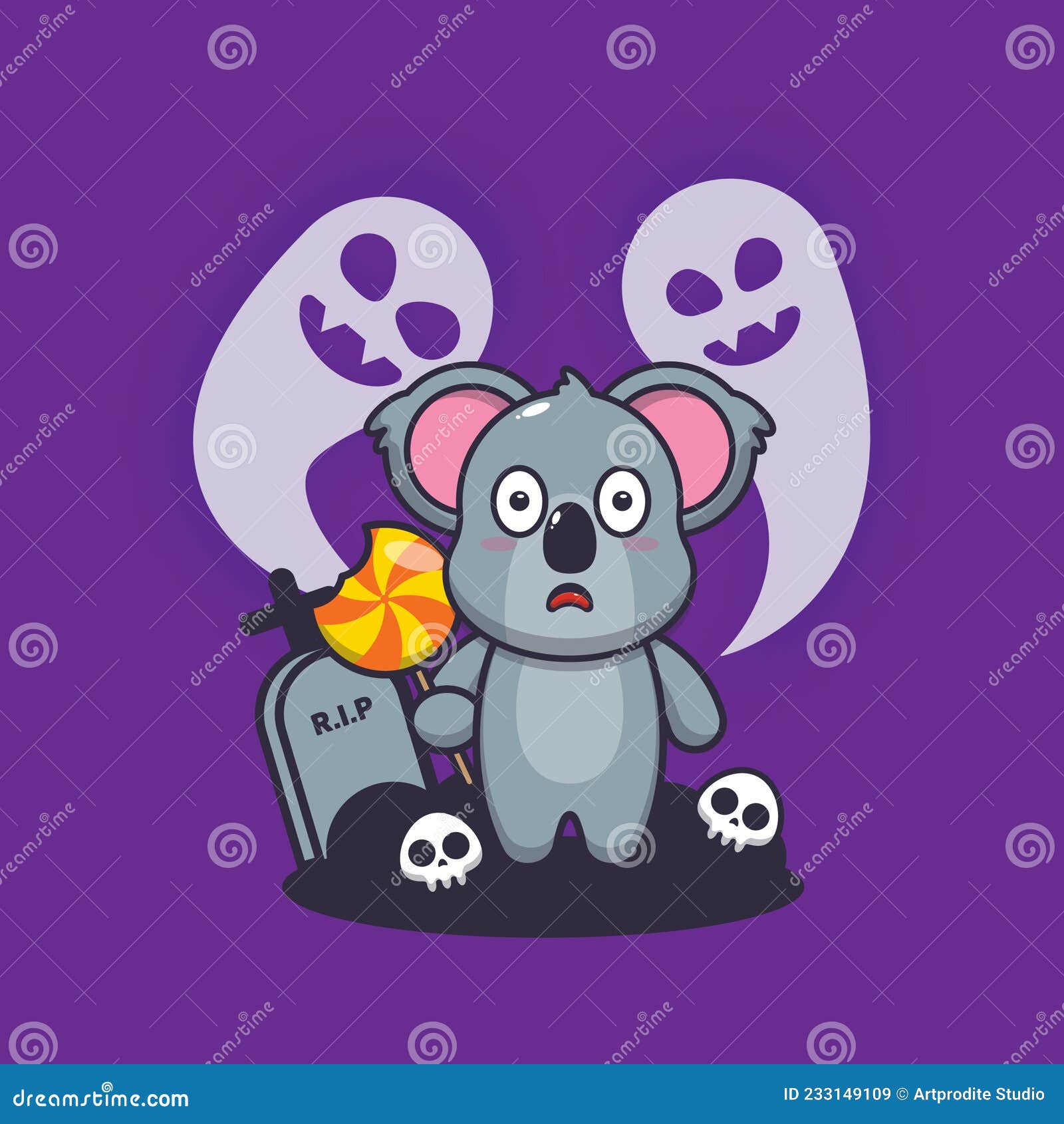 Scared Koala Bear Stock Photography | CartoonDealer.com #153194