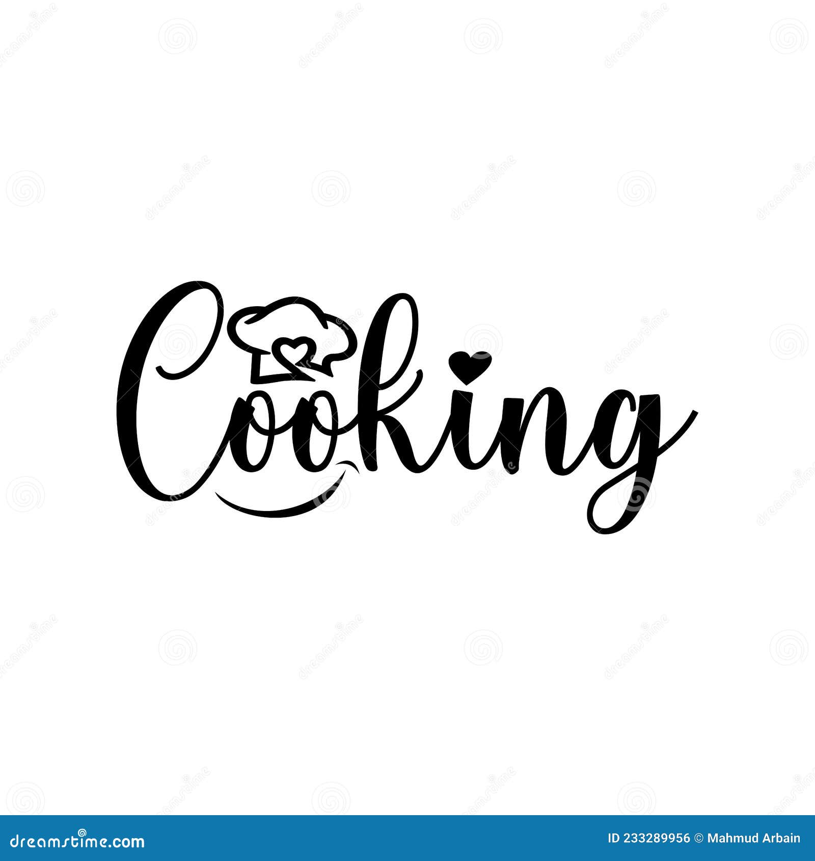 Bakery, Cooking and Home Baking Lettering Logo Design Template Stock ...