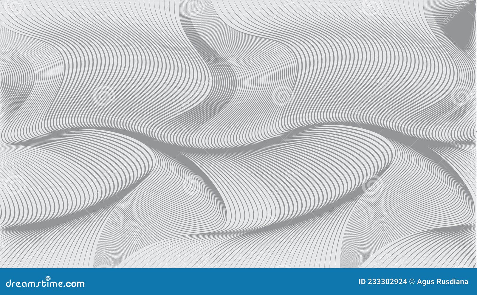 Geometric Curved Line Pattern Abstract Background Vector Stock Vector ...