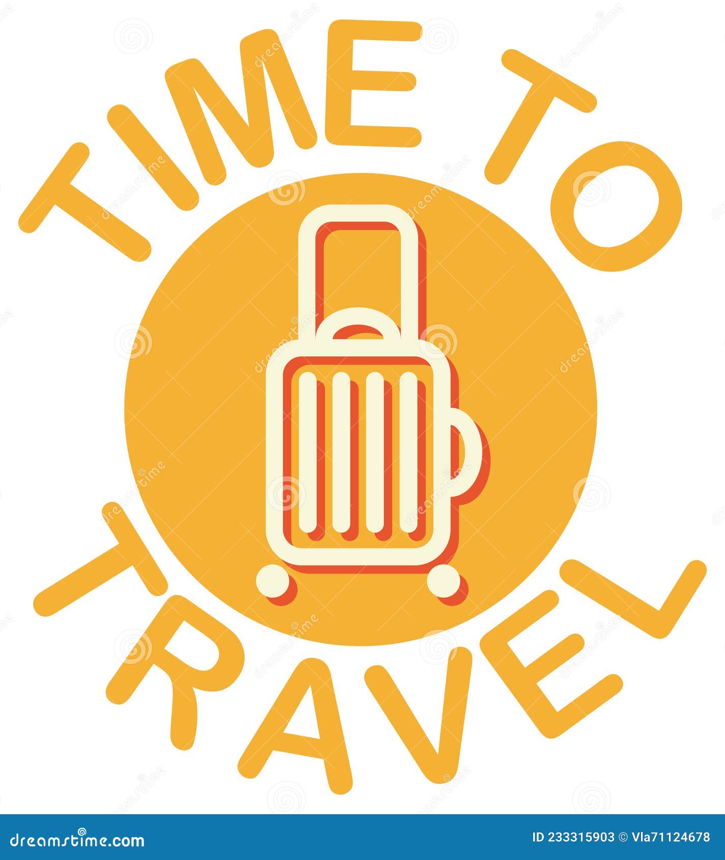 Time To Travel Logotype Template Stock Vector - Illustration of travel ...