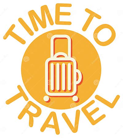 Time To Travel Logotype Template Stock Vector - Illustration of travel ...