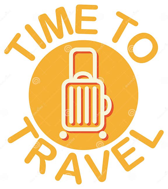 Time To Travel Logotype Template Stock Vector - Illustration of travel ...